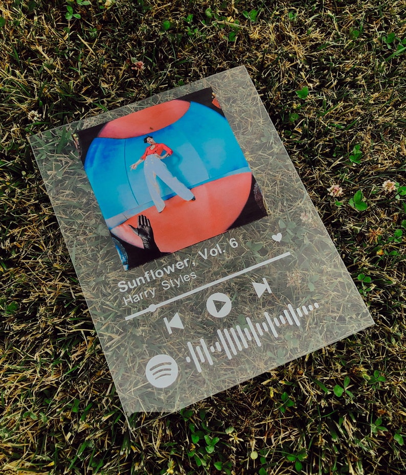 Custom 8x10 Acrylic Spotify Display | Etsy