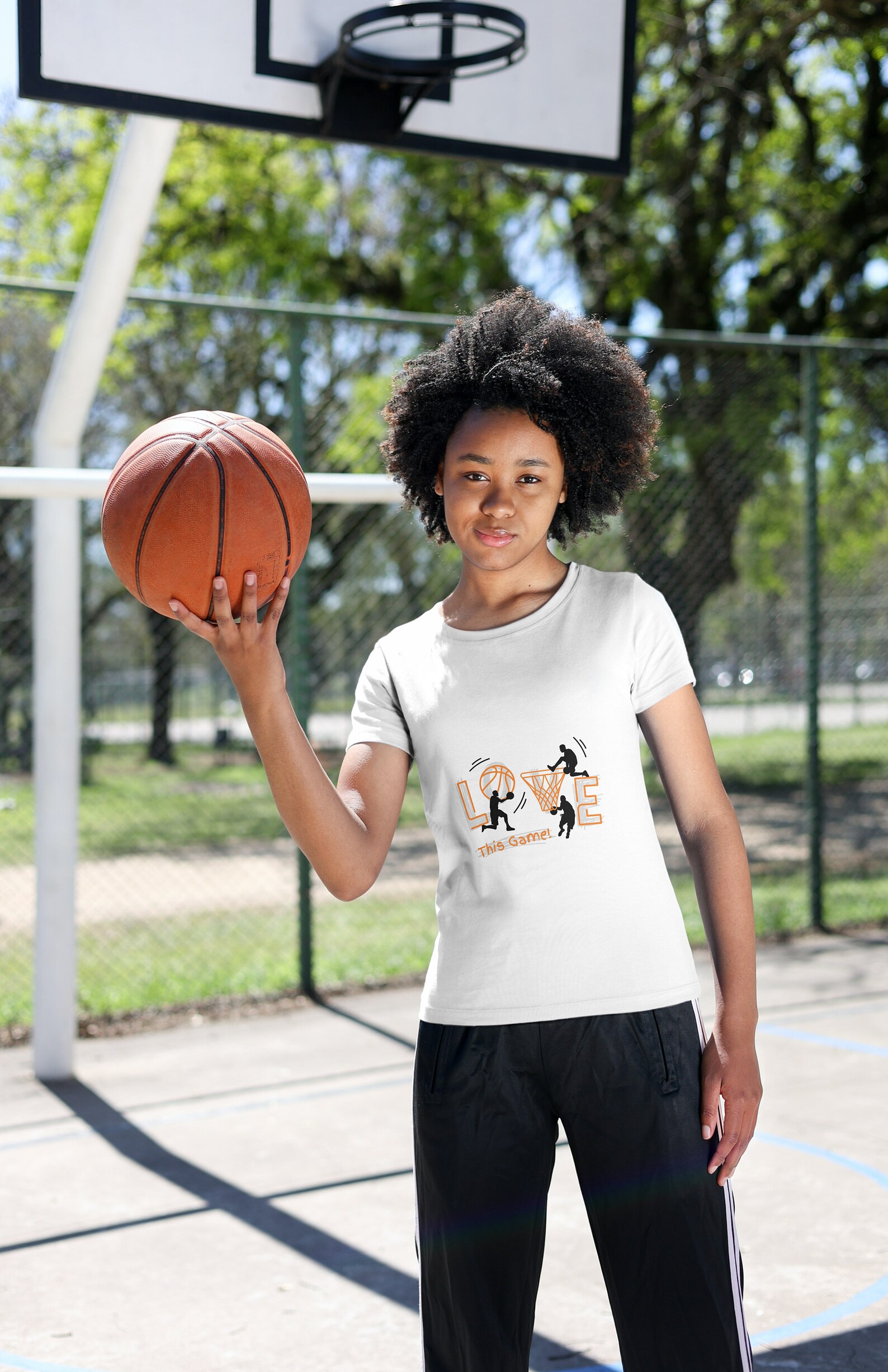 Cotton Basketball Tee for Kids/kids Heavy Cotton™ Basketball Tee - Etsy