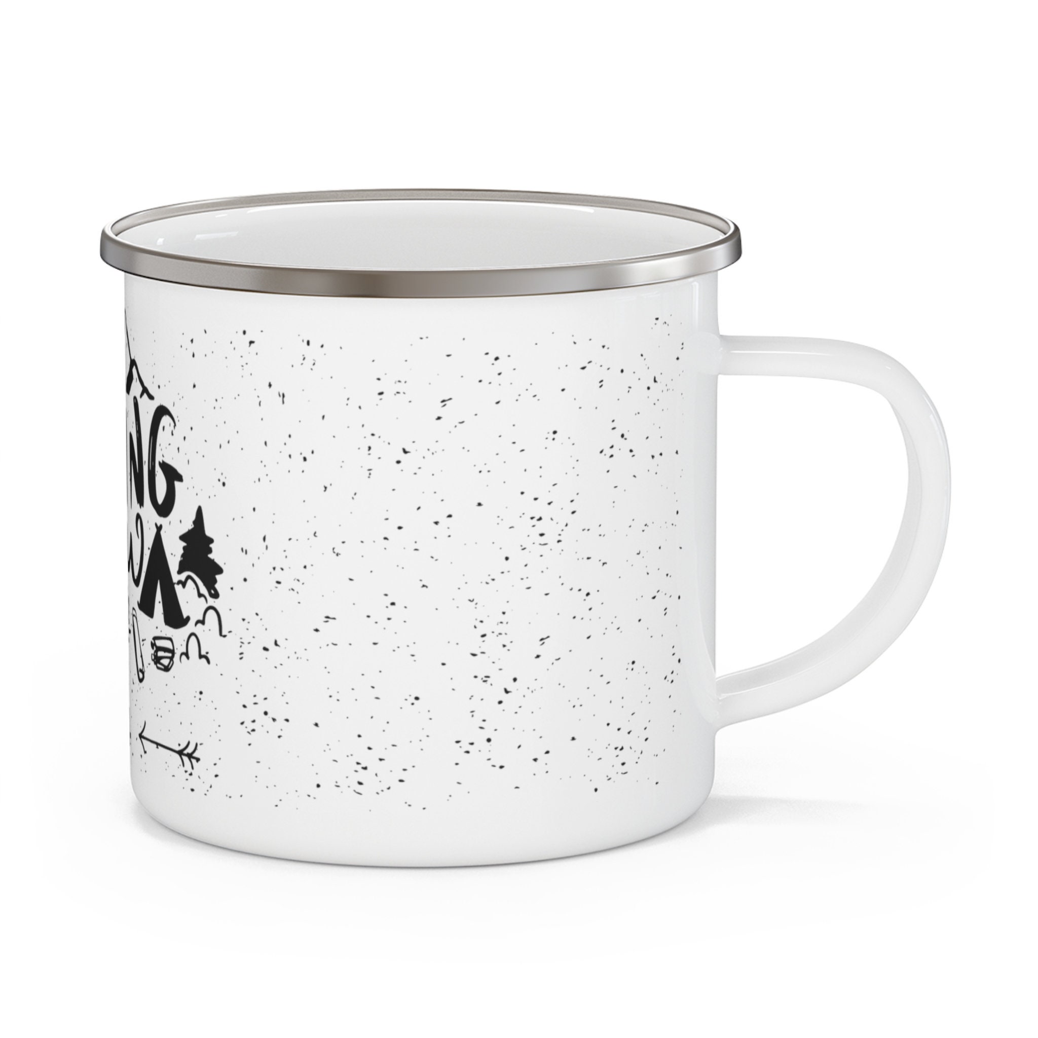 Stainless Steel Enamel Mug for Outdoor Enthusiasts/camping Mug for ...