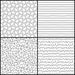 Fine Doodles 2, Black & White Hand Drawn Doodles, PNG Digital Paper ...