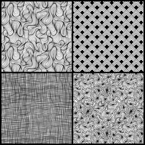 Digital Papers, Black & White Digital Paper, Hand Drawn Digital ...