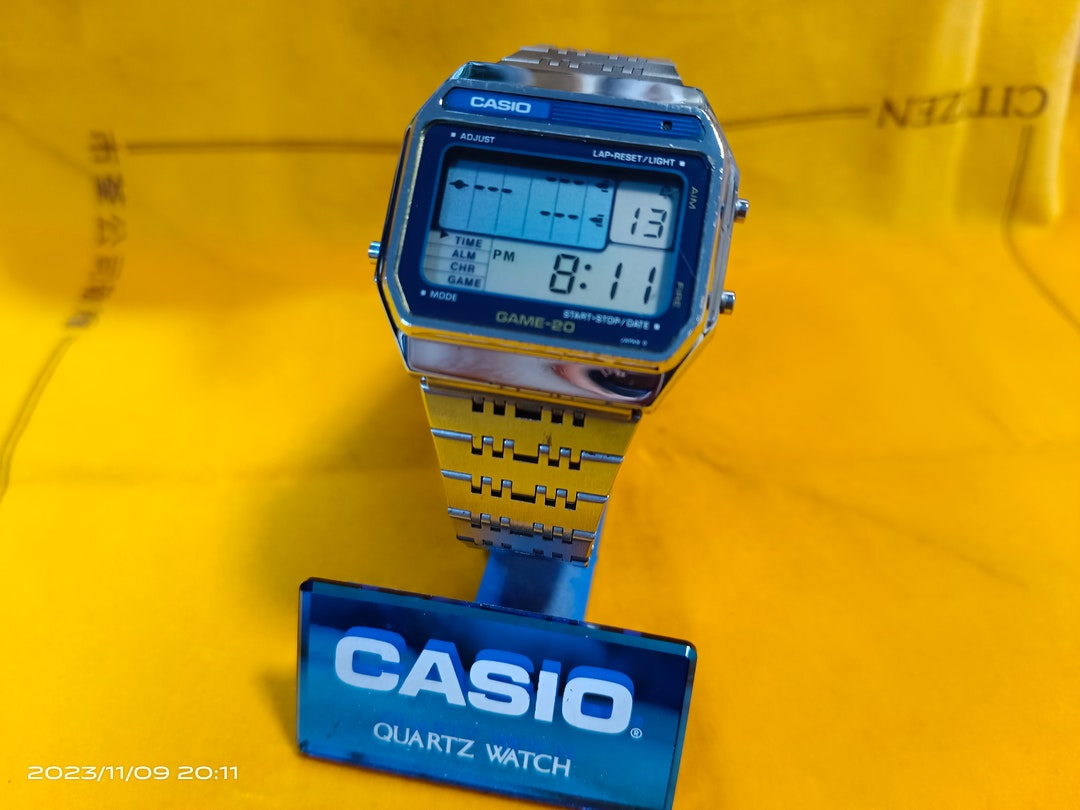 Vintage Casio 1980's Famous Game-20 165 Replaced Seiko - Etsy New Zealand