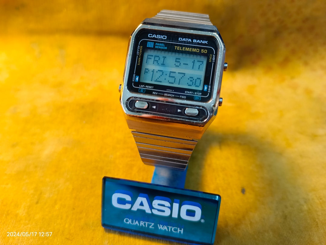 Vintage CASIO 1980 Rare Data Bank 50 Tracking Finger Calculator (285 ...