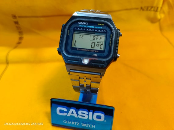 Vintage CASIO 1983 Rare First Temp Sensor 100M (225) … - Gem