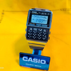 Vintage CASIO 1987 Rare Data Bank 100 Calculator 261 DBX-100 Alarm ...