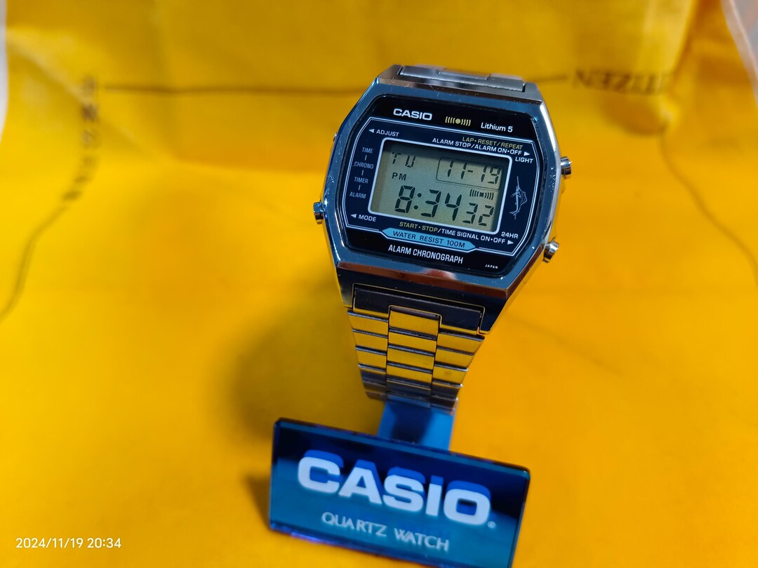 Vintage CASIO 1980 Rare Diver Marlin 100m 106 W-150 H101 All Original ...