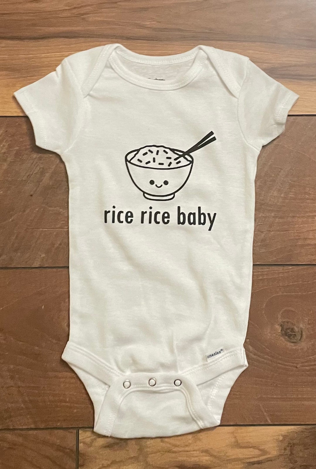 Rice Rice Baby Body Suit Baby Clothes Food Inspired Baby Shower Gift ...