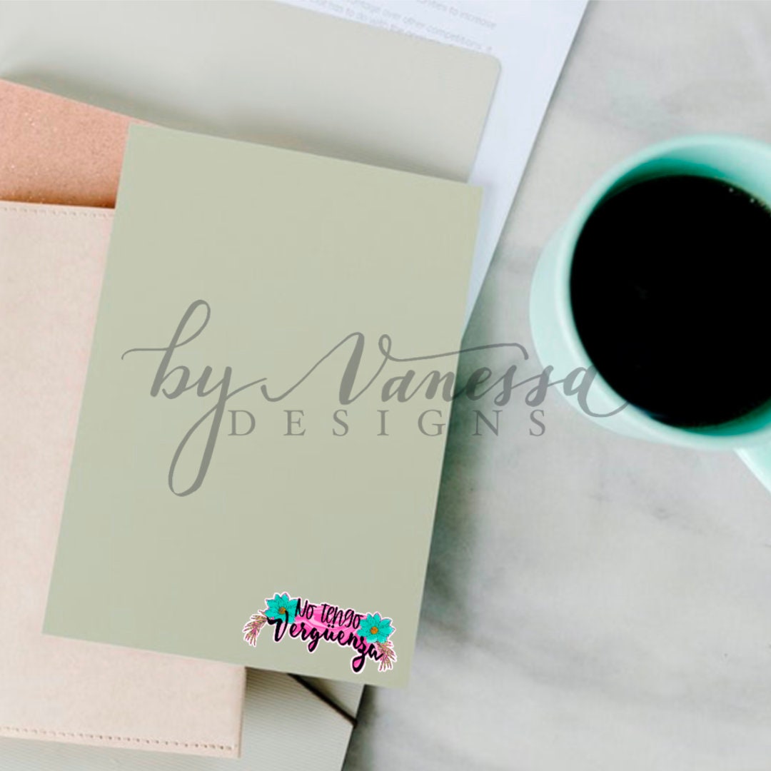 No Tengo Verguenza Sticker 3.1x1.4 in. Vinyl Sticker for your | Etsy