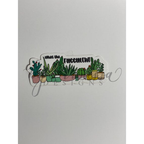 Stickers, Labels & Tags Bumper Stickers Cactus Succulent Vinyl Decal ...