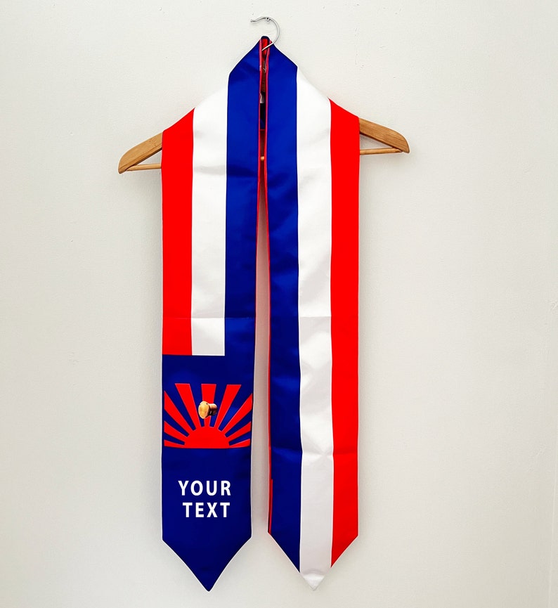 Custom Karen Flag Graduation Stole, Slash, Karen Flag, Personalized ...
