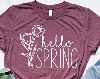 Spring Graphic Tee - Etsy