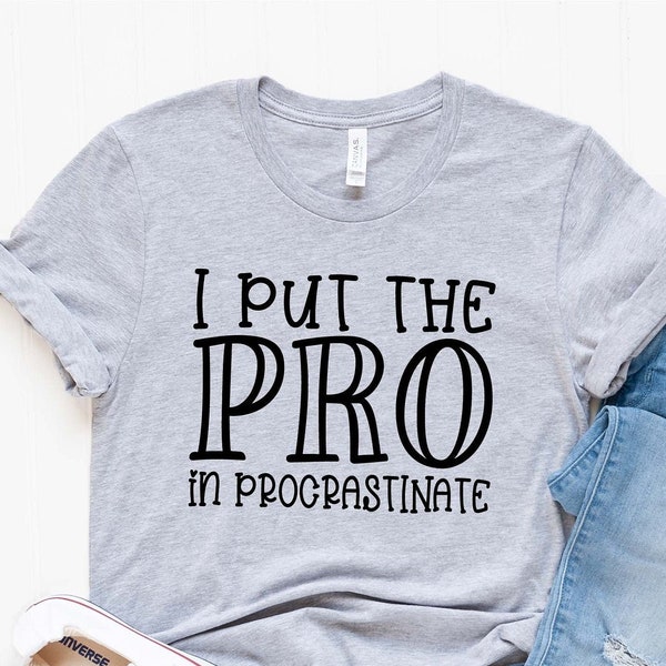 Procrastinate Shirt - Etsy