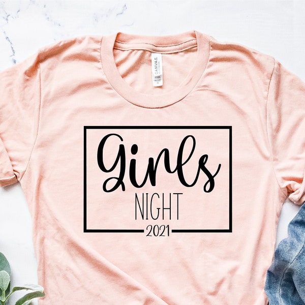 Girls Night Shirt - Etsy