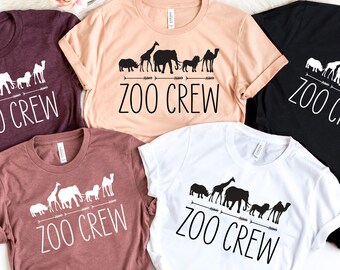 Zoo Crew Shirt, Family Matching Shirts, Zoo Trip Shirt, Safari Shirts ...