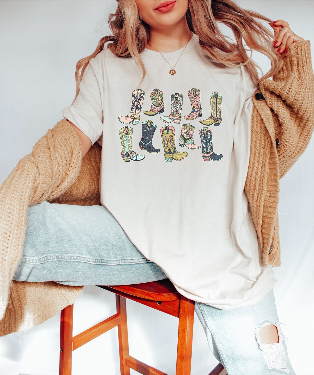 Cowboy Boots Shirt, Cowgirl Shirt, Western Shirt, Country Shirt, Cowboy ...