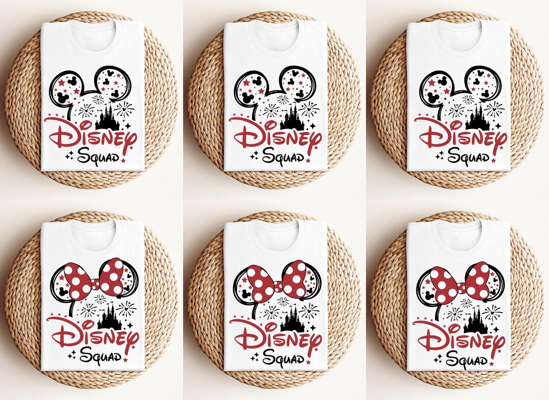 Disney Squad Shirt, Disney Family Matching T-shirt, Disney Trip Tee ...