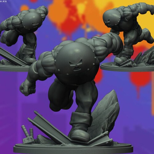 Titanium Daddy 40mm Miniature Dnd Mini Superhero - Etsy