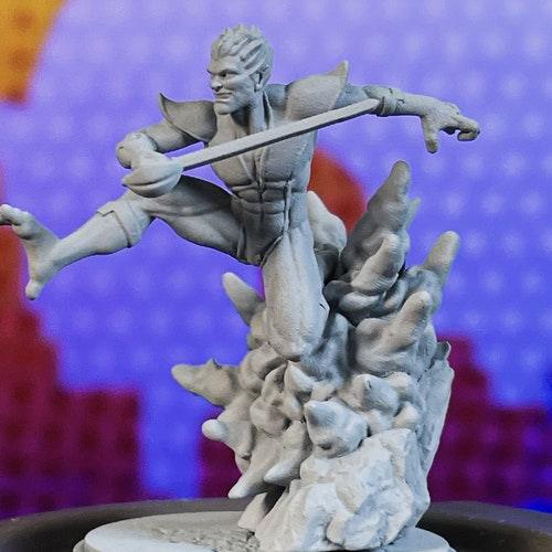 Titanium Daddy 40mm Miniature Dnd Mini Superhero - Etsy