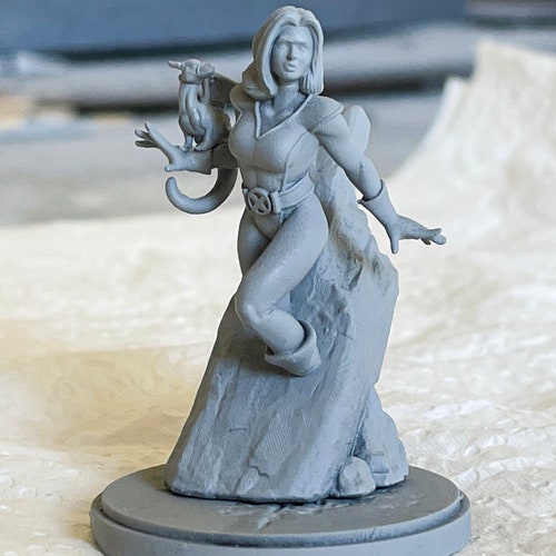 Blue Sulfur Devil 40mm Miniature Dnd Mini Superhero - Etsy