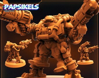 E-1000 Annihilator B Cyborg Resin 3D Print Alien Miniature RPG Sci Fi ...