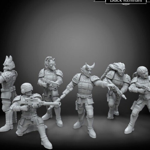 11pc Civilians Set 35mm Legion Scale RPG Scifi Role - Etsy
