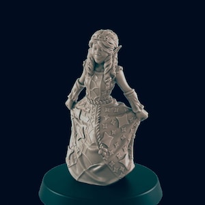 NPC Elf Kid Princess - 3D Print Resin Scale Dnd Miniature | Dungeons ...