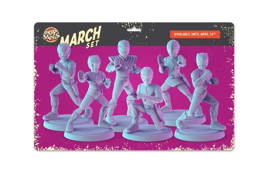 6pc Rangers 1 Resin 3D Printed Mini Survivor Dnd - Etsy