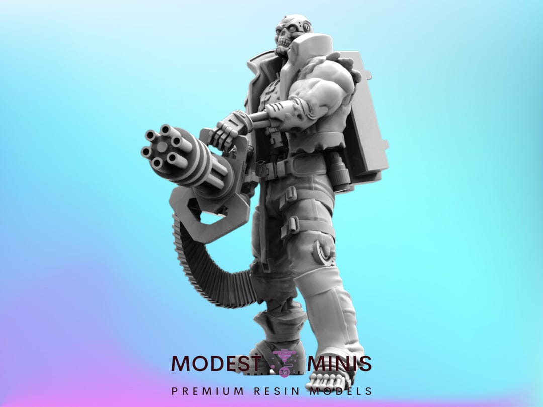 E-1000 Annihilator B Cyborg - Resin 3D Print Alien Miniature | RPG ...