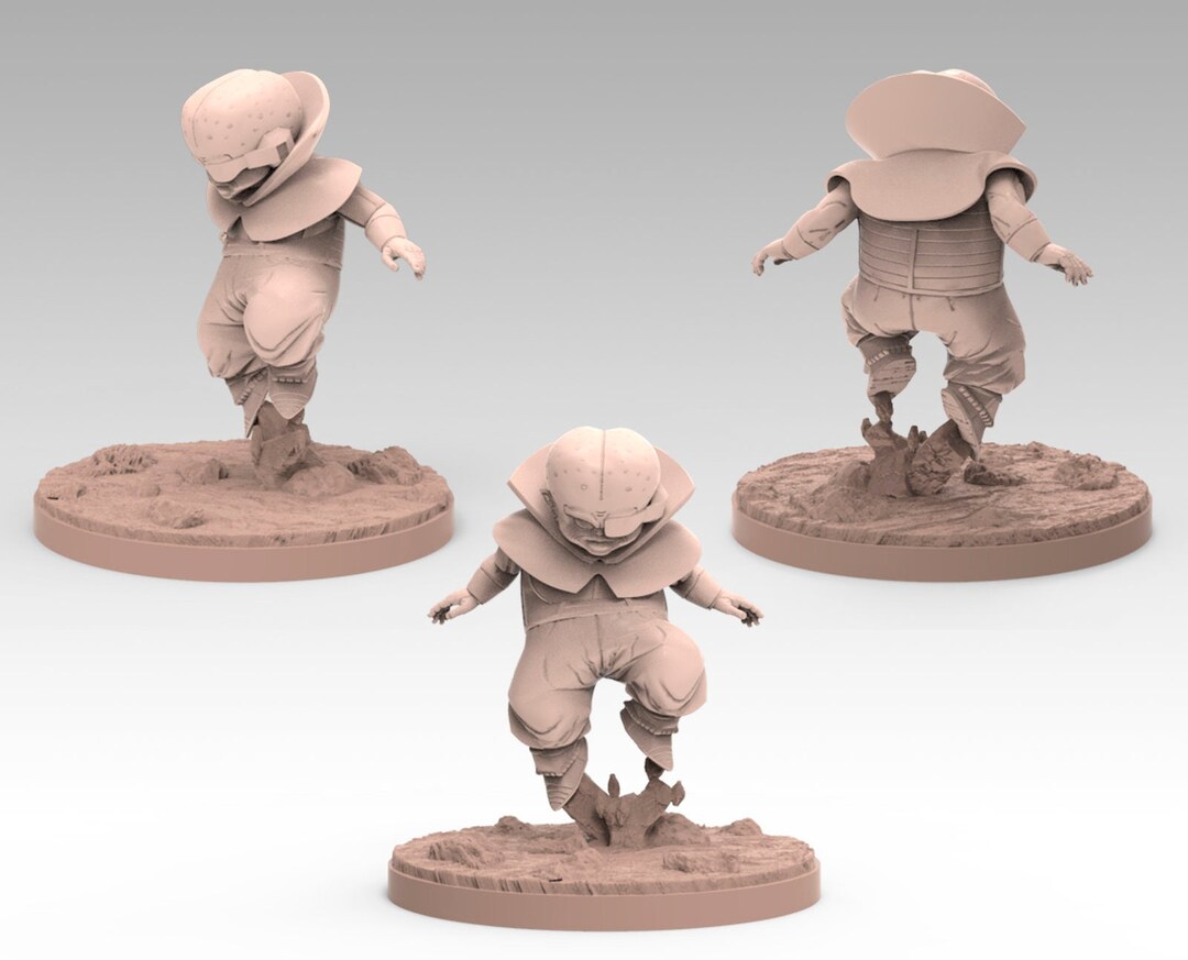 Raisin Resin Miniature Dnd Mini Survivor Superhero Miniature Dragoon ...