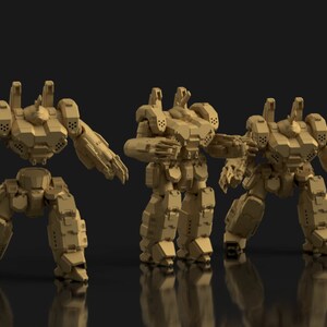 Crusader CRD 3R Crael 2 Piece Mech Mini Sci Fi Robot - Etsy