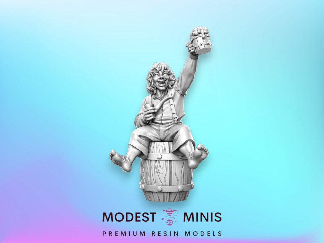 Pip Hobbit - 32mm Scale Dnd Miniature | Dungeons and Dragons | JRPG ...