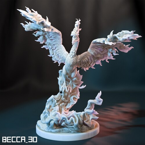 Legendary Frost Bird Resin Kaiju Minis Dungeons and - Etsy
