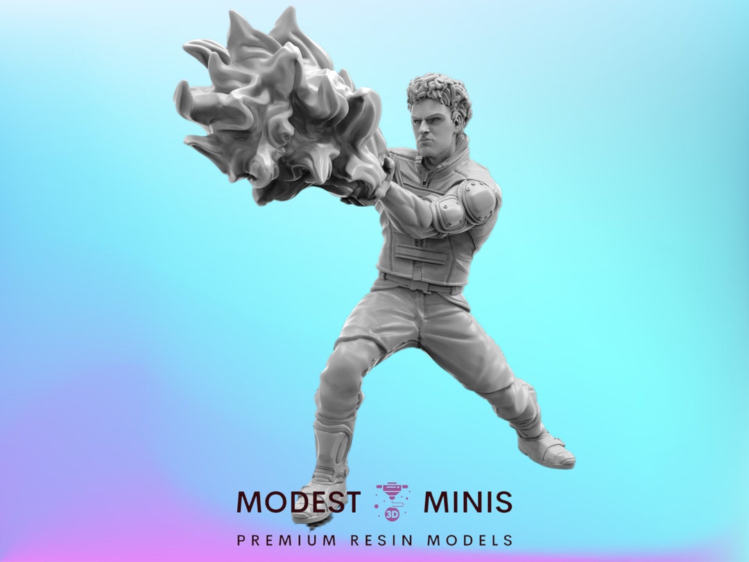 DOFP Solar Flare - 40mm Miniature | Dnd Mini | Superhero | Trident - Etsy