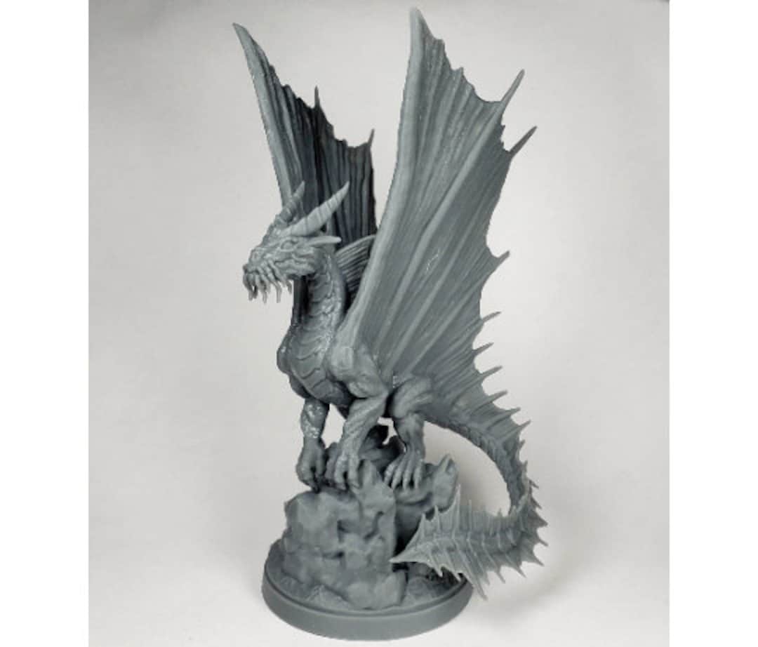 Gold Dragon - 32mm Scale | Dnd Miniature | Dungeons and Dragons 5E ...