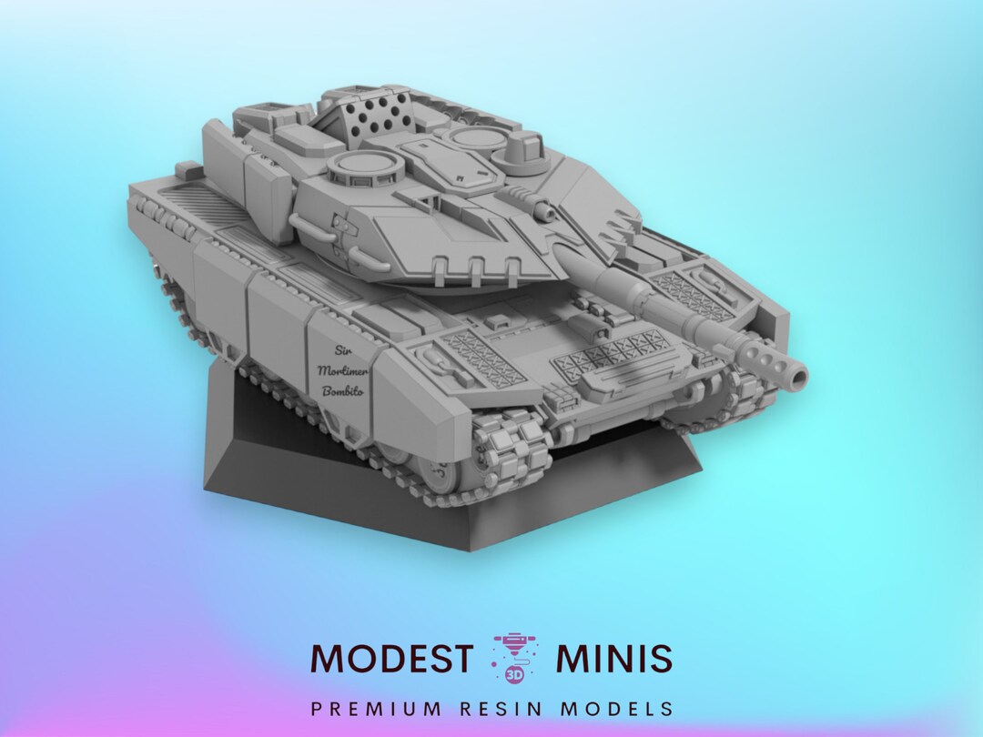 Leo3a11 Heavy Tank Mech Mini Sci Fi Robot Sir Mortimer Bombito - Etsy