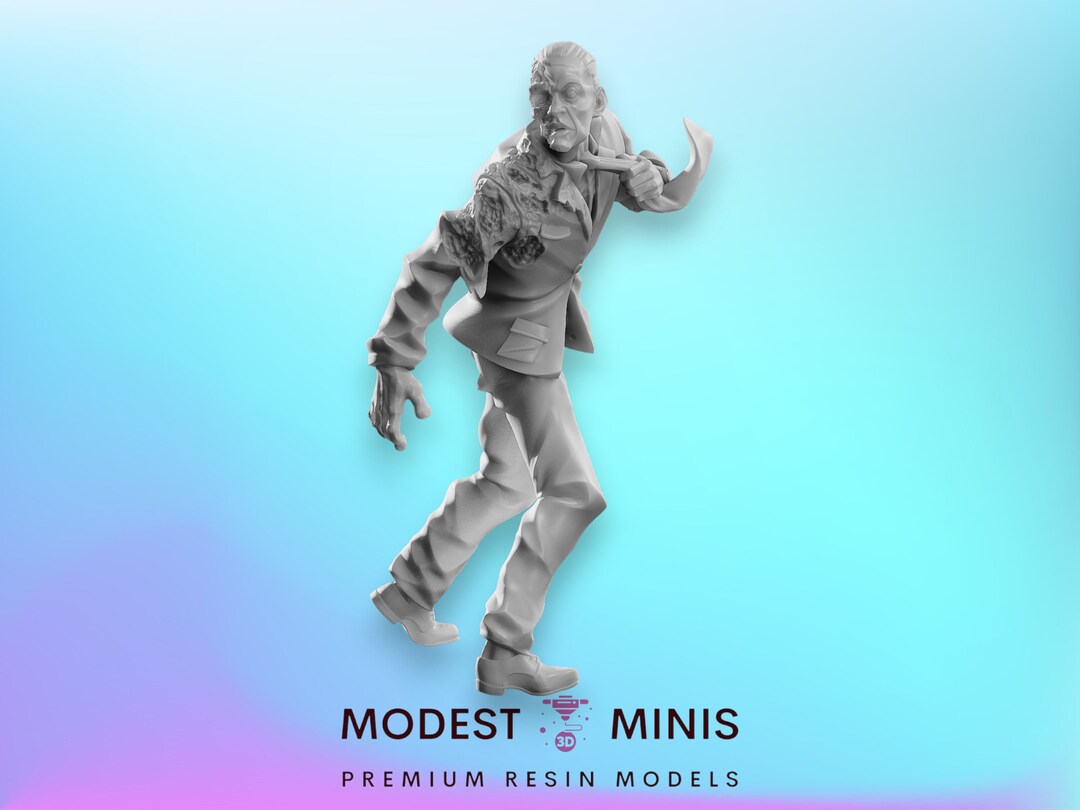 Zombie Gus - 28mm 30mm 32mm - Wasteland | Zombicide | Walking Dead - Etsy