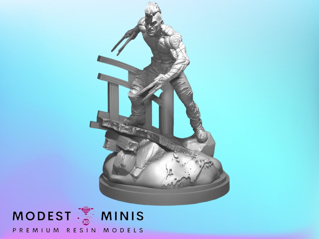 Loganson - 40mm Scale Miniature | Dnd Mini | Superhero Miniature | C27 ...