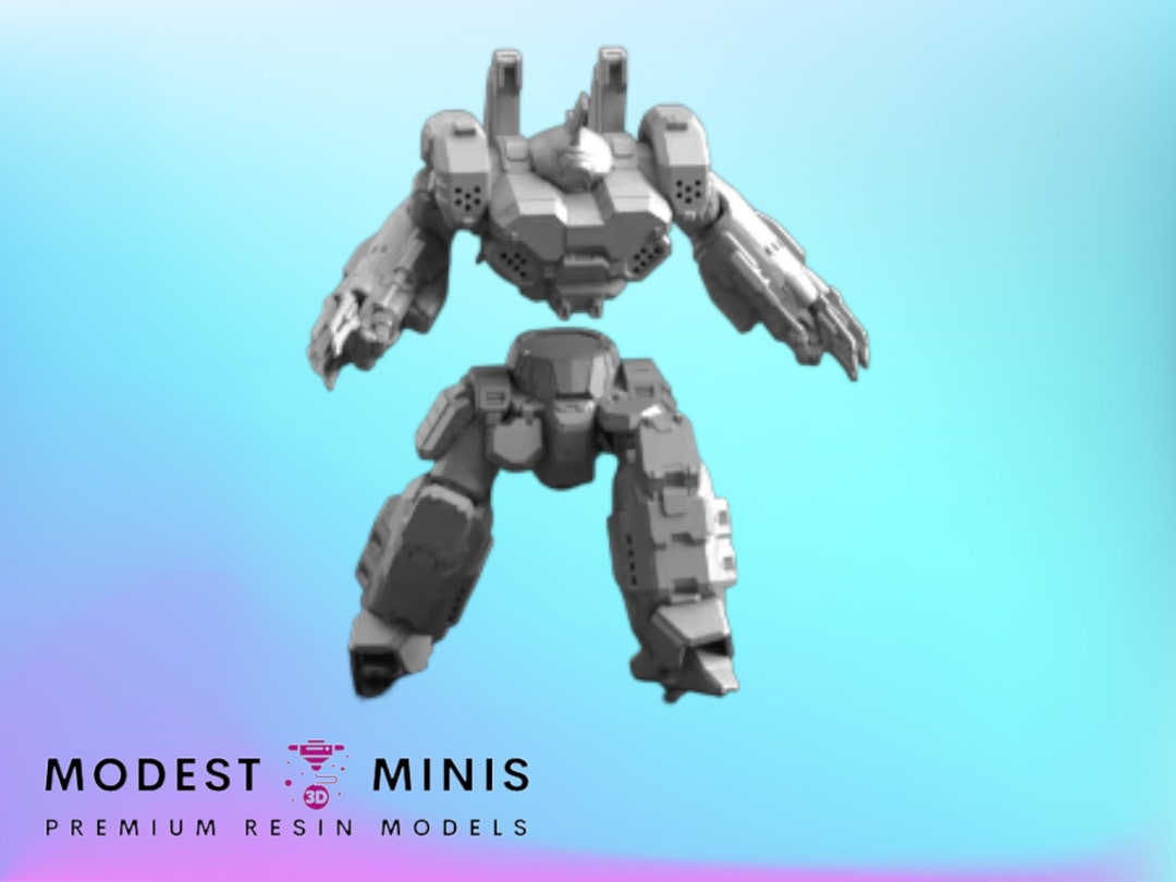 Crusader CRD 3R Crael 2 Piece Mech Mini Sci Fi Robot - Etsy