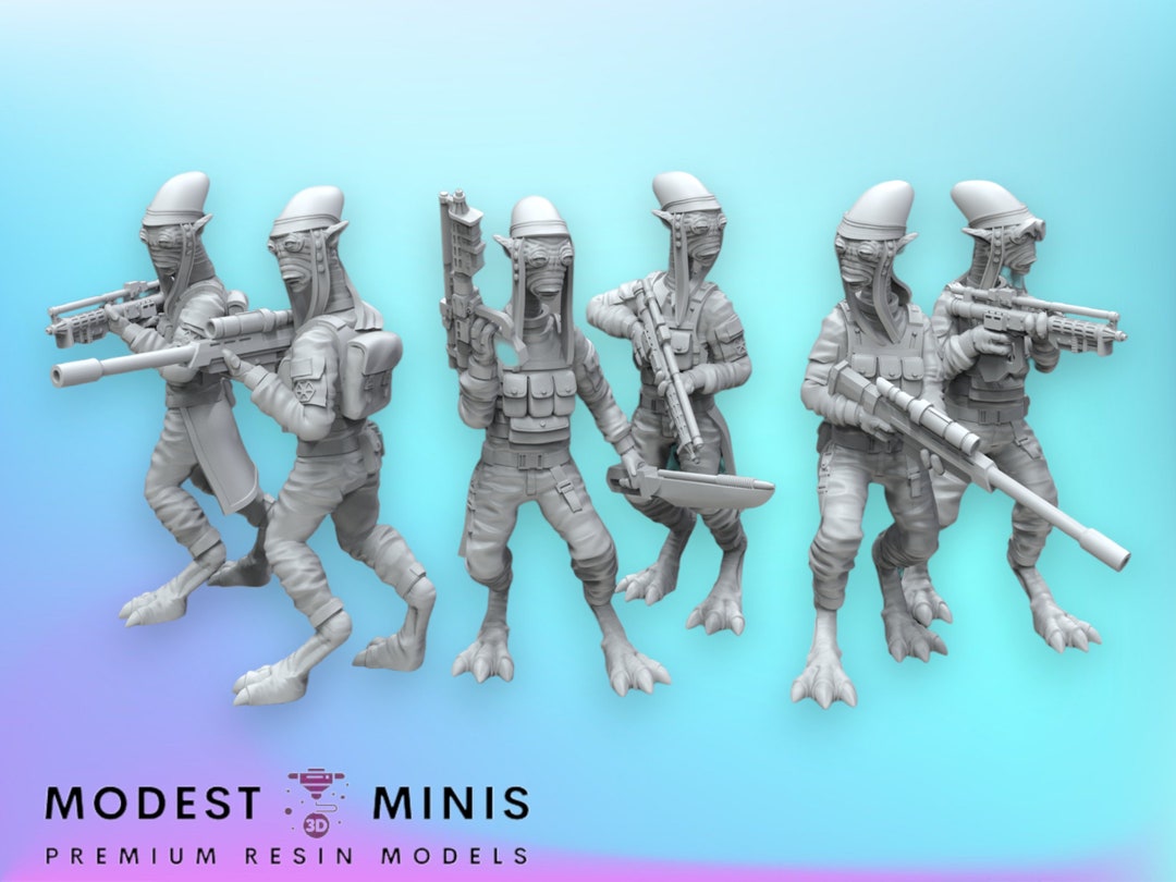 6pc Commerce Guild Commandos - Legion Scale | RPG | Scifi | Role ...