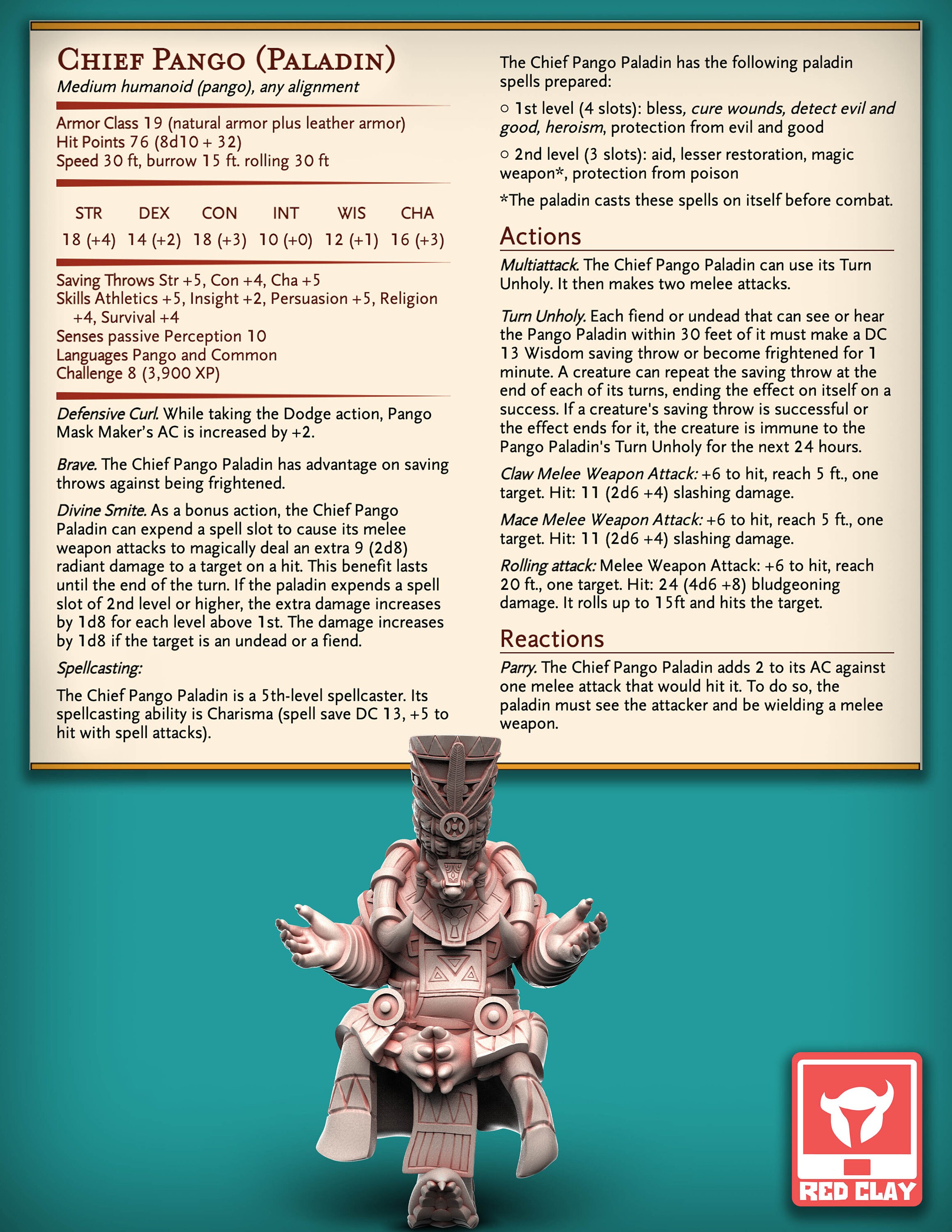 Pangolin Chieftain 28mm 32mm Scale Dnd Miniature Dungeons - Etsy UK