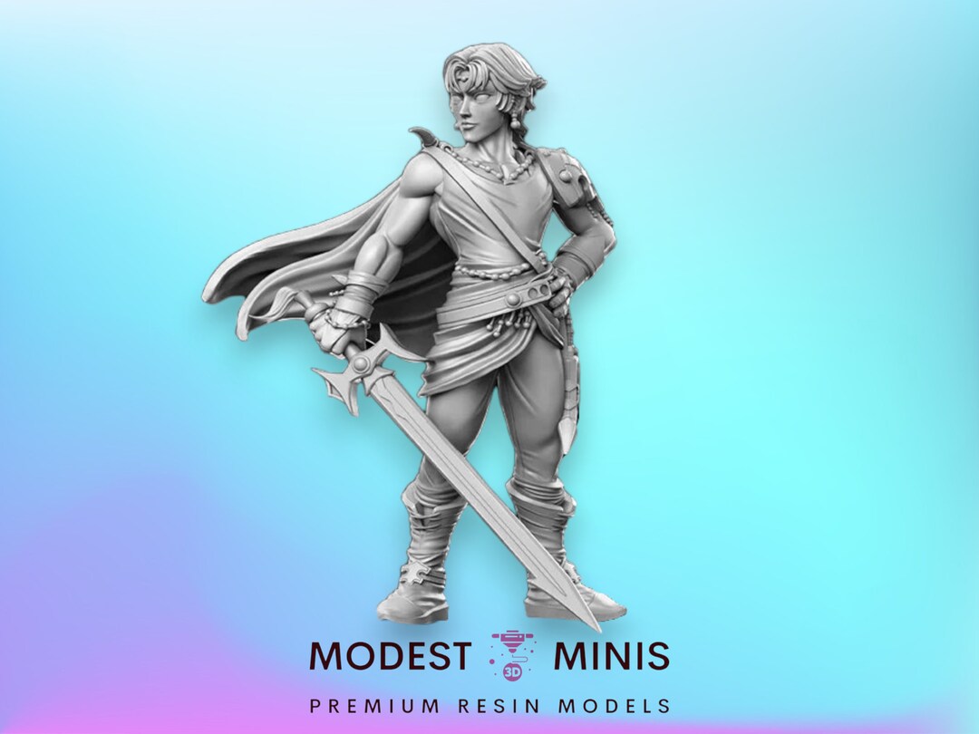 Bart - 32mm Scale Dnd Miniature | Dungeons and Dragons | JRPG Mini - RN ...