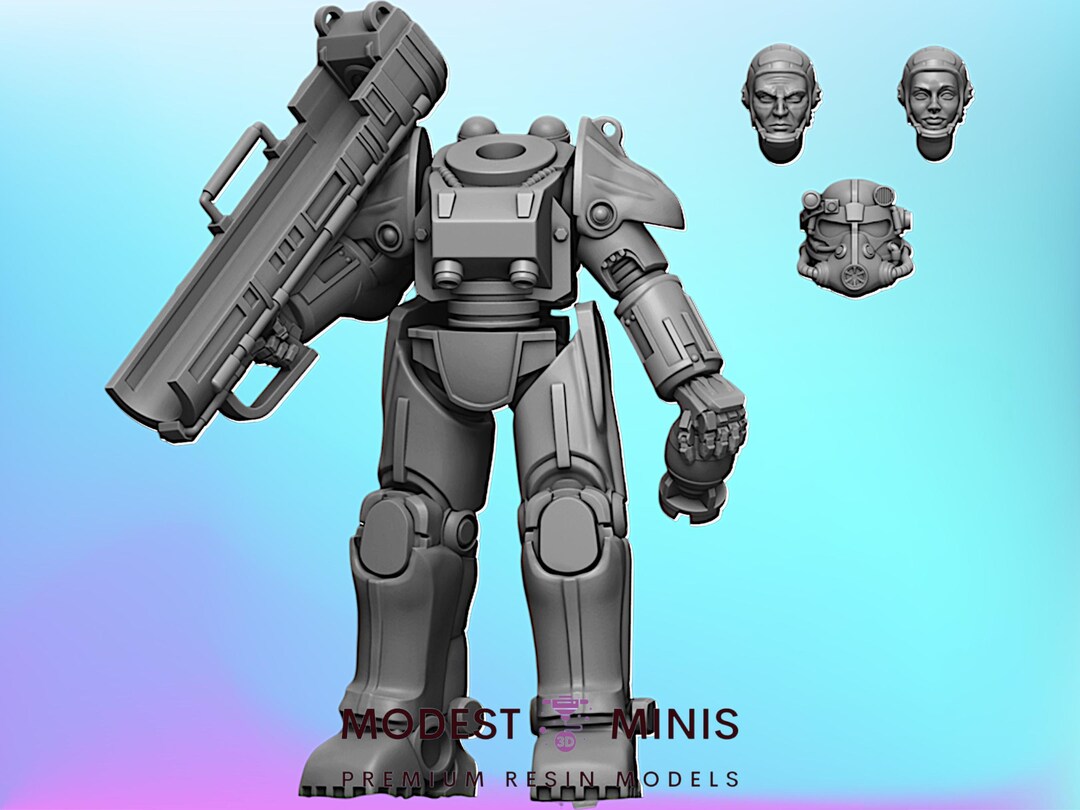 Vanguard 7 - 28mm 32mm 40mm Scale Badlands Miniature | RPG | Sci Fi ...