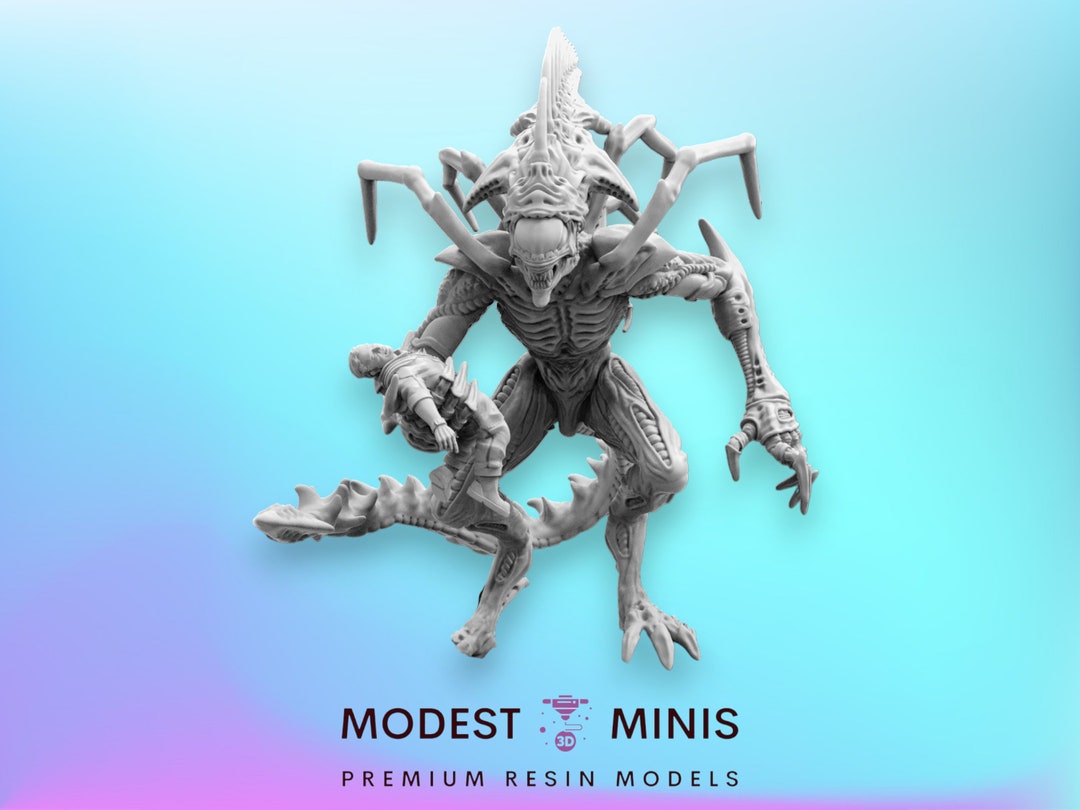 Alien Royal Brood Corpse Collector - 32mm Scale Alien Miniature | RPG ...