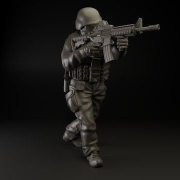 Modern US Police Set 28mm 32mm Miniature Military Wargame - Etsy