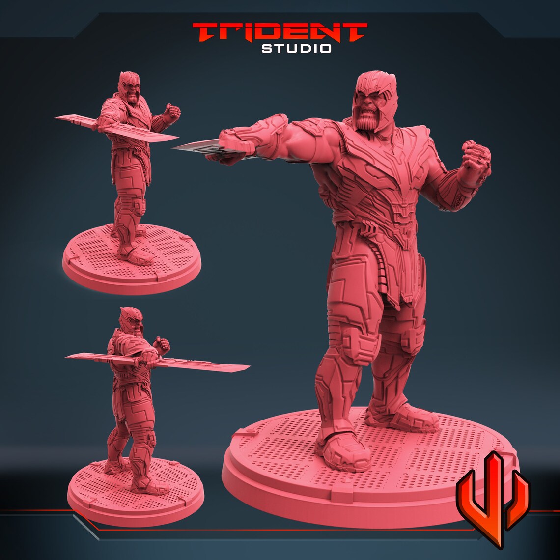 Gauntlet God 40mm Crisis Protocol Miniature Dnd Mini | Etsy