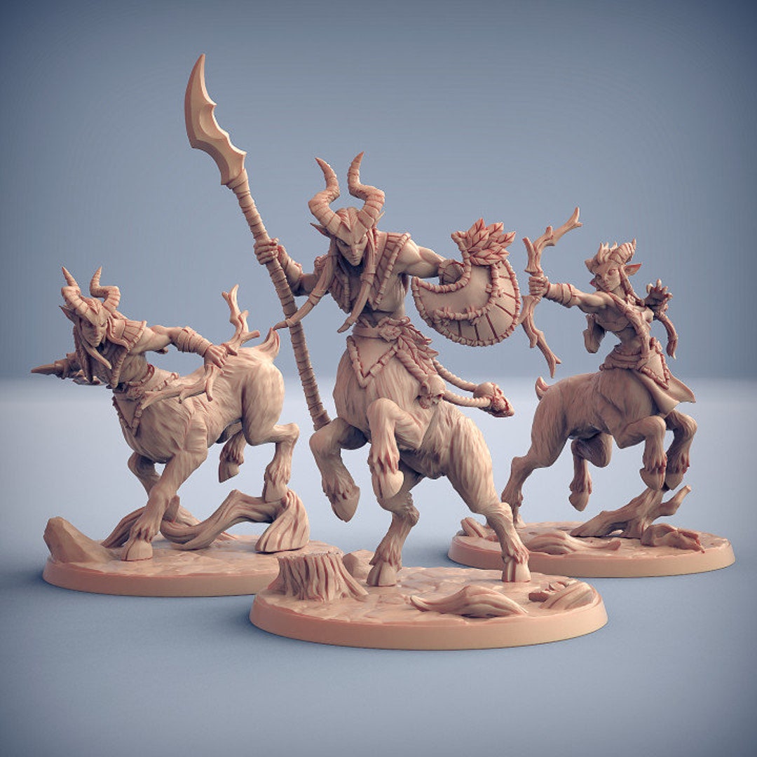 Cervitaur Centaurs - 32mm Scale Dnd Miniature | Dungeons and Dragons ...