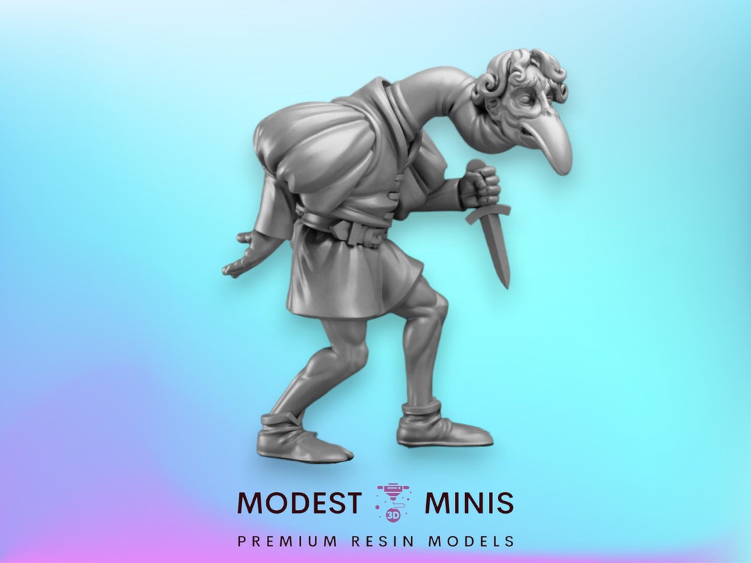 Bird Man - 28mm or 32mm Scale Dnd Miniature | Dungeons and Dragons Mini ...