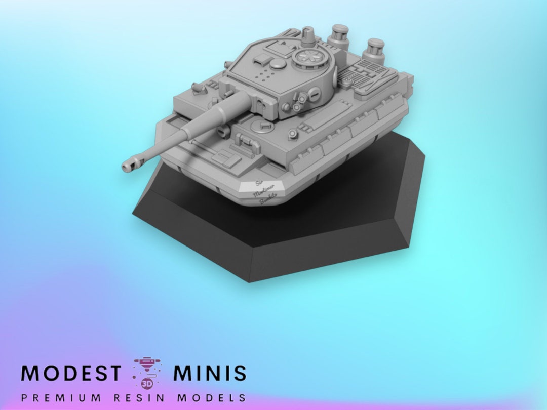 Tigor Heavy Hover Tank Mech Mini Sci Fi Robot Sir Mortimer Bombito - Etsy