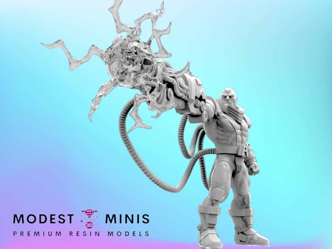 Mutant End B - 40mm Miniature | Dnd Mini | Superhero | Trident - Etsy