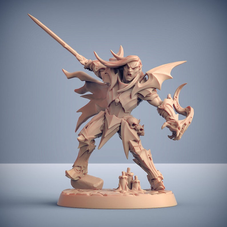 6pc Bloodhunt Vampire Set 32mm Scale Dnd Miniature - Etsy